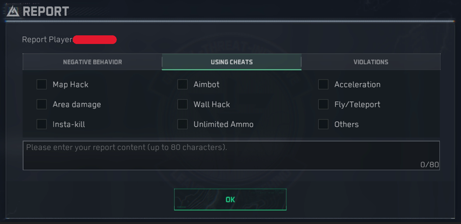 How To Report A Player – DF SG|MY|PH